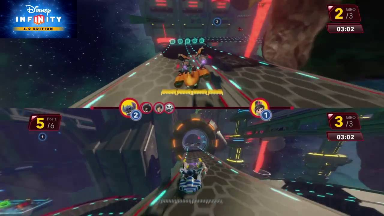 The struggle is real: podracing in the Disney Infinity Speedway - YouTube