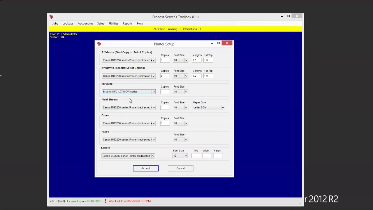 PST Printer Setup - YouTube