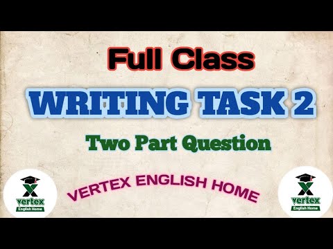 IELTS WRITING TASK 2 FULL CLASS- TWO PARTS QUESTION(@aspenglish2023 ...
