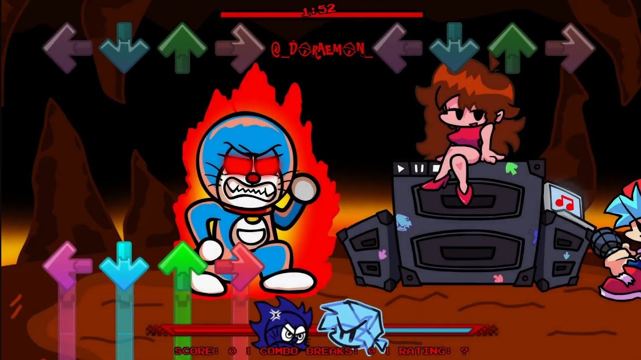 Friday Night Funkin • DoraBerserk | Delusion But Doraemon Sings It [FNF ...