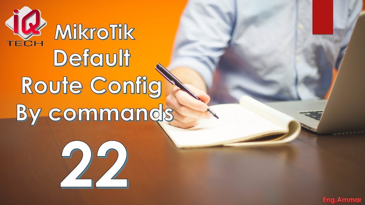 22# default route in mikrotik by commands - YouTube