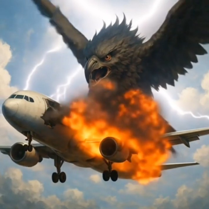 Sky Terror: Giant Monster Bird Attacks Airplane#monsterattack - YouTube