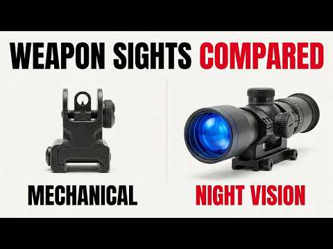 EXPLANATION OF THE TYPES OF SIGHTS ON WEAPONS IN 3 MINUTES. (no AI)
