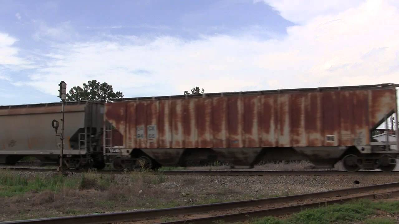 CSX A783-11 with CSX GP38-2 2741 and Norfolk Southern 151 with CSX GEVO ...