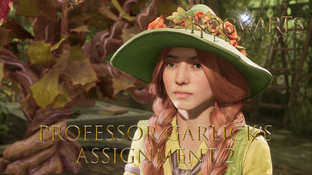 HOGWARTS LEGACY Gameplay Walkthrough Professor Garlick's Assignment 2 ...
