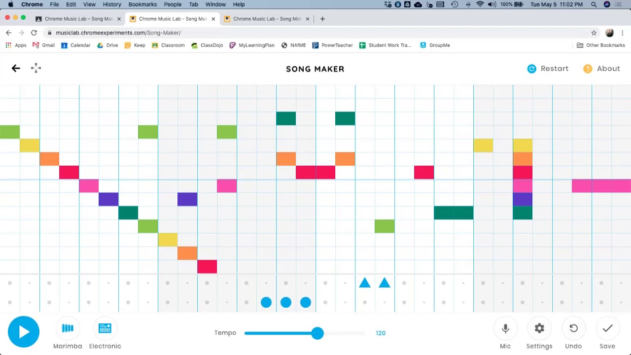 Chrome Music Lab – Song Maker Demonstration - YouTube