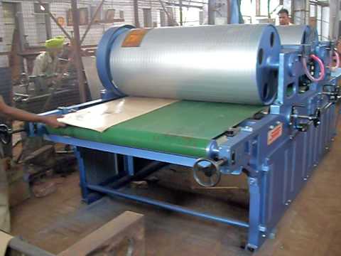 Corrugated Board Printing Machine - YouTube