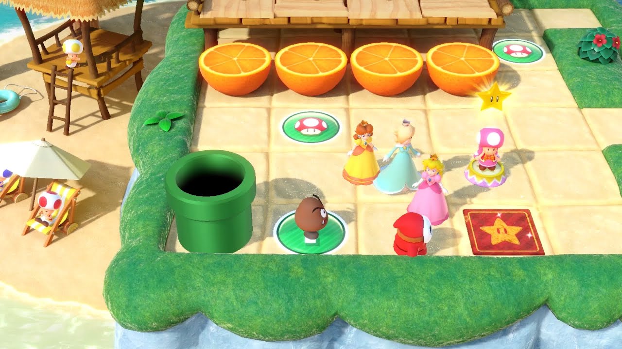 Super Mario Party Partner Party #2323 Watermelon Walkabout Peach ...