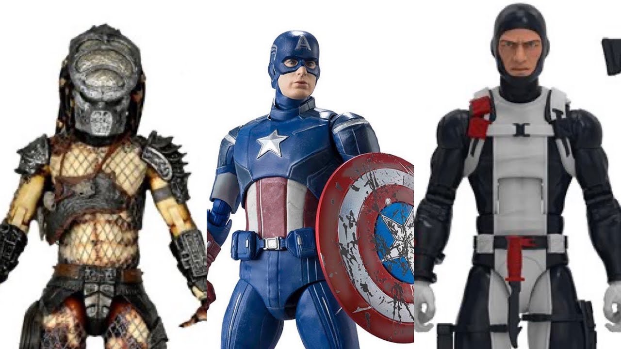 New figures Neca Predator, Captain America, Star Wars gijoe quick look ...