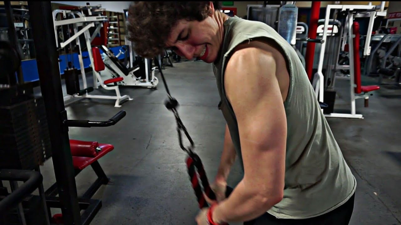 Gym Vlog- Chest Triceps Biceps WORKOUT 16 Year Old - YouTube