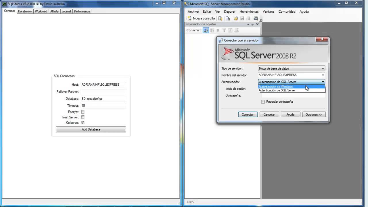 MI PRUEBA SQL STRESS - YouTube