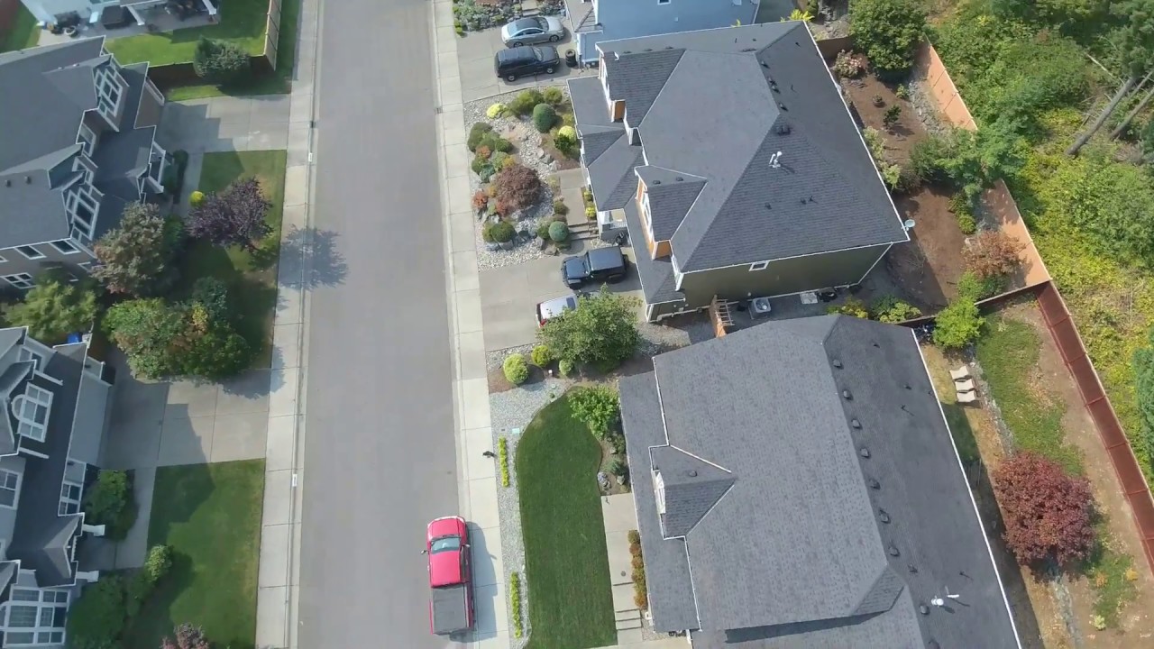 Drone over house - 1st flight - YouTube