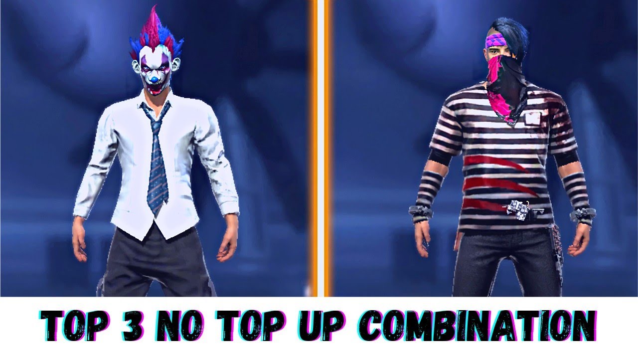 TOP 3 BEST NO TOPUP DRESS COMBINATION 🥰 ONLY FOR NO TOP UP PLAYERS ️ ...