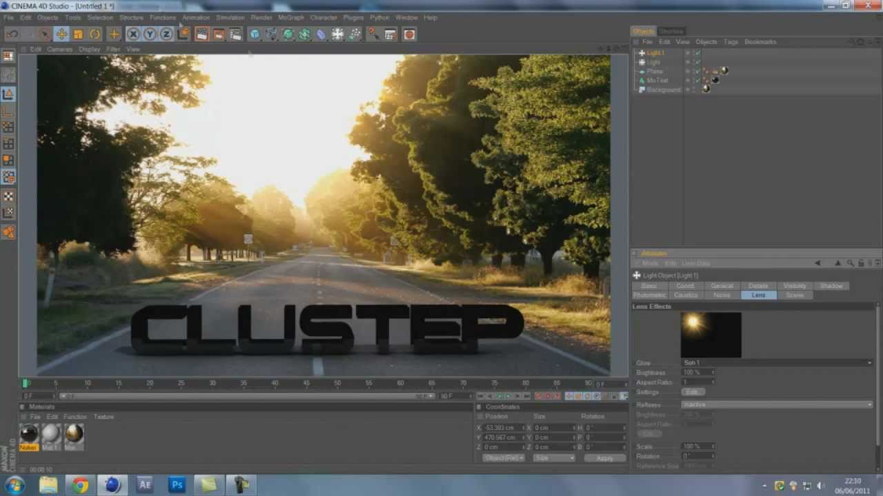 LA GFX - Desktop Background Speedart - Clustep - YouTube