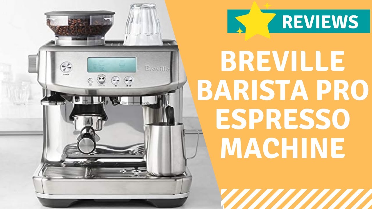 Breville The Barista Pro Espresso Coffee Machine - Stainless Steel ...