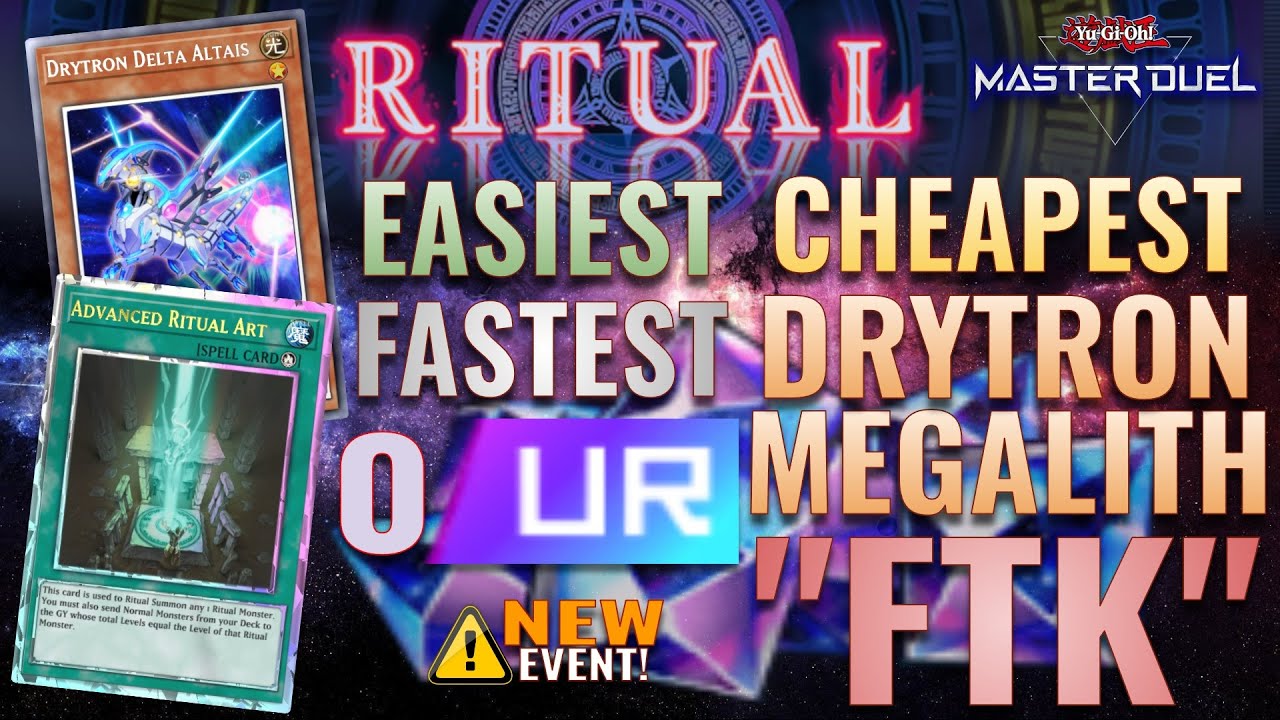 Easiest Cheapest Fastest 0 UR "FTK" Drytron Megalith for Ritual ...