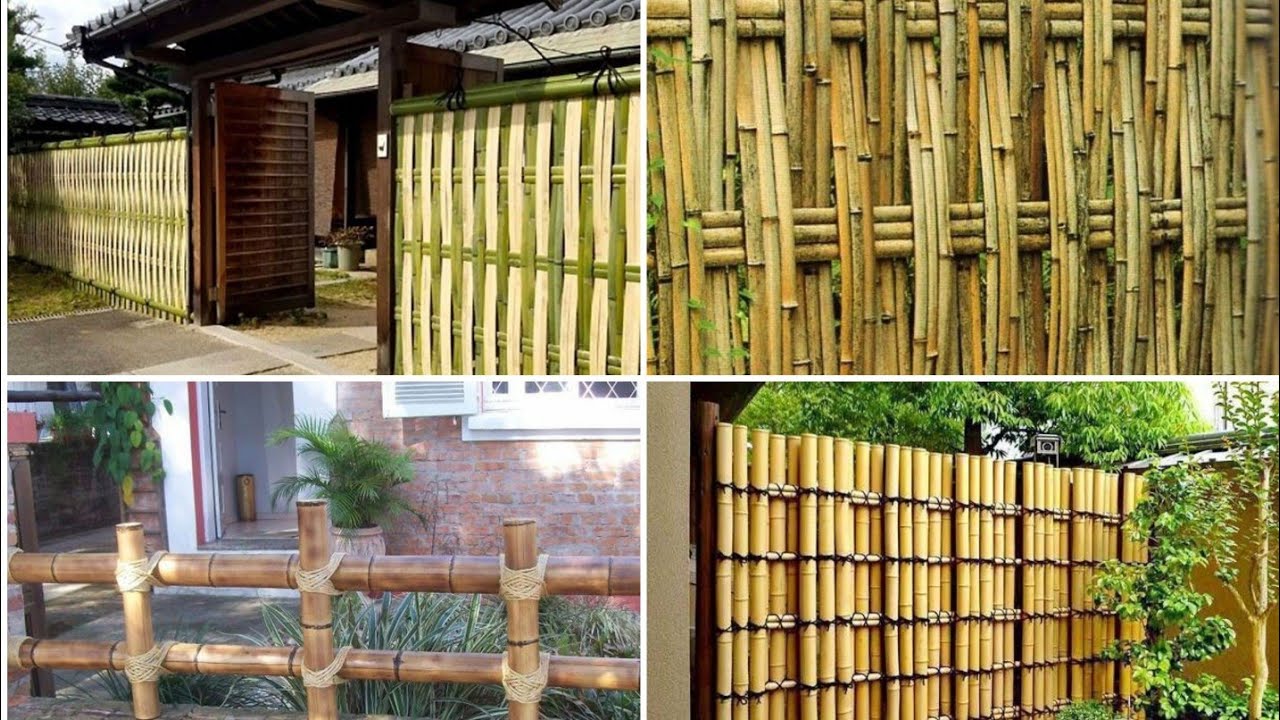 IDÉIAS DE CERCAS DE BAMBU PARA ORNAMENTAR SEU JARDIM!! - YouTube