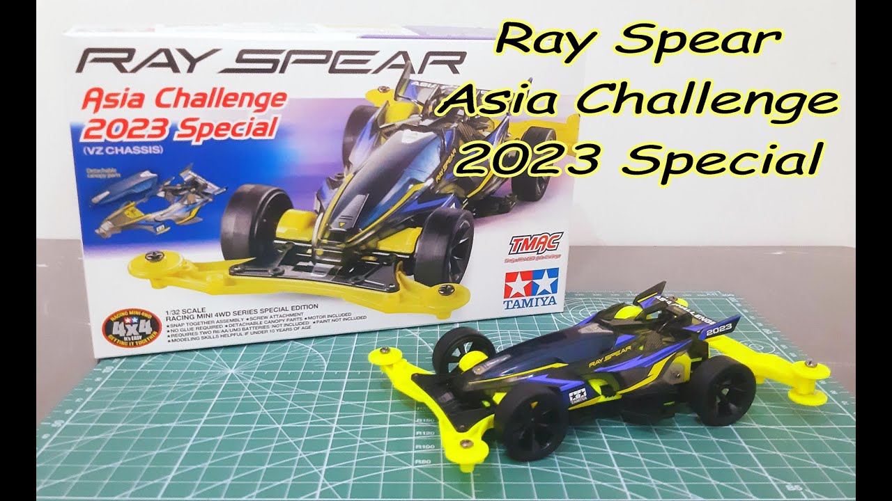 [Review EP1]Tamiya Mini4WD Ray Spear TMAC2023 Unbox & Assemble - YouTube