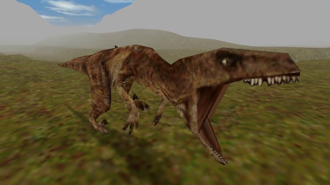 Trespasser - E3 Proto Raptor with Proto Bones in Final Game - YouTube