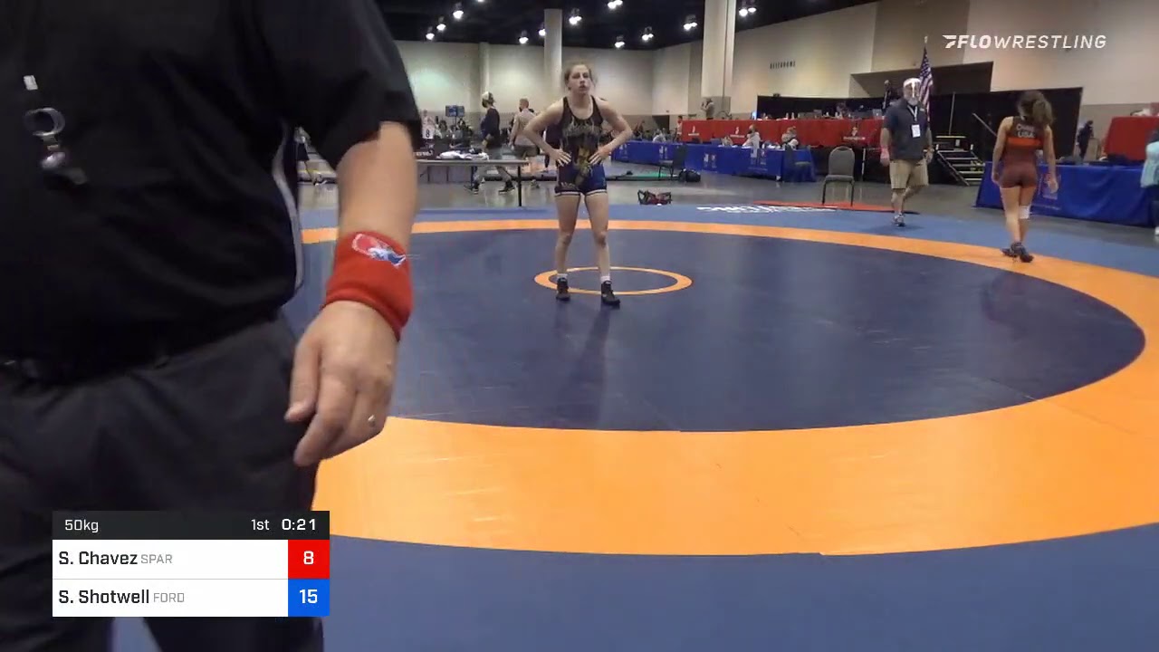 50 Kg Quarterfinal Samara Chavez Spartan Mat Club Vs Salyna Shotwell ...