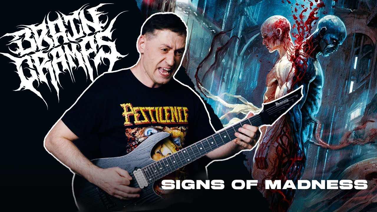 BRAIN CRAMPS - Signs of Madness (GUITAR PLAYTHROUGH) - YouTube