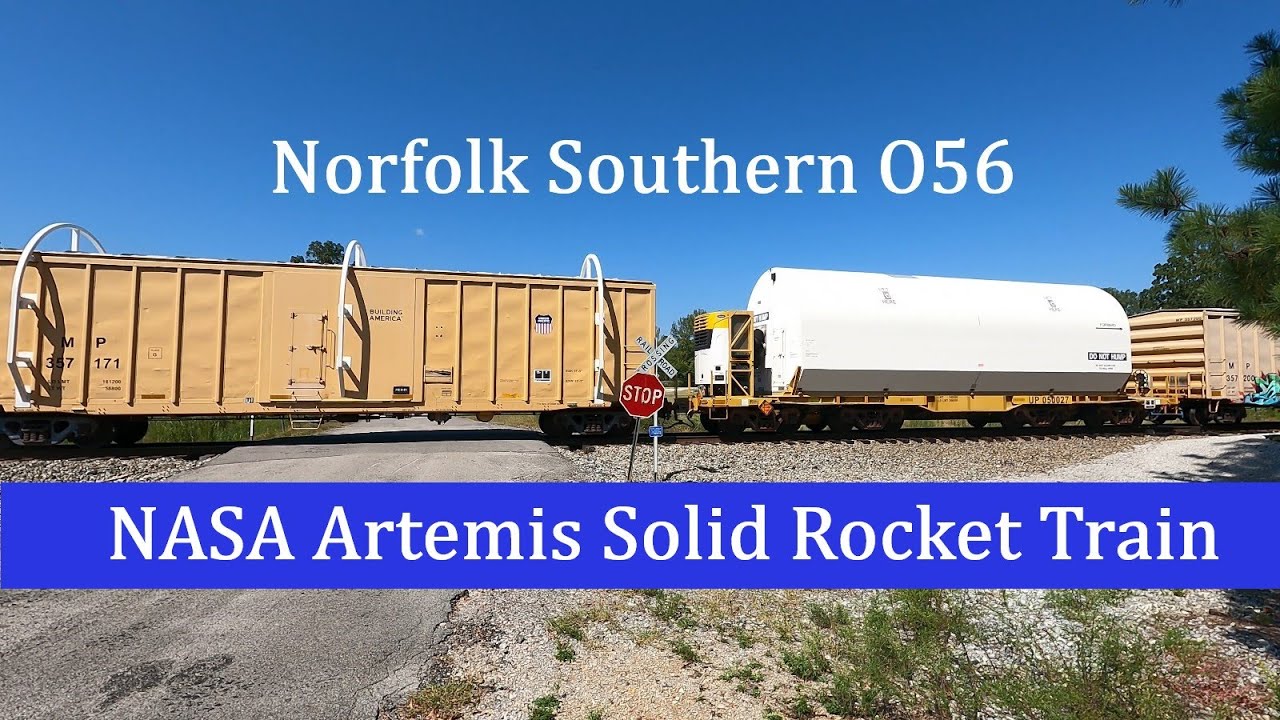 NASA Artemis II SLS Solid Rocket Booster Train - Norfolk Southern 056 ...