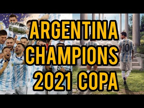 ARGENTINA WIN COPA AMERICA! 🏆Messi, #Argentina #Copa #champions