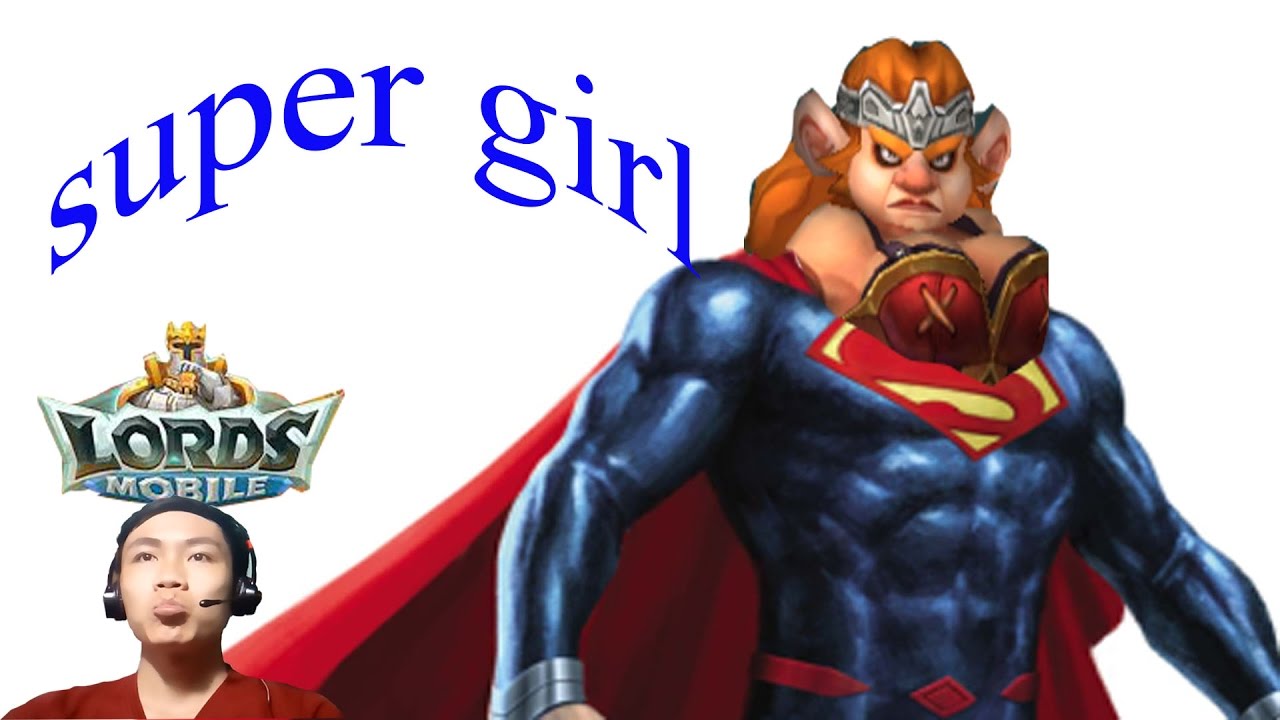 super girl game lords mobile - YouTube