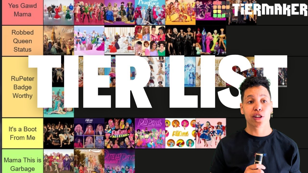 The Ultimate All Stars Challenge Tier List | Rupaul's Drag Race - YouTube