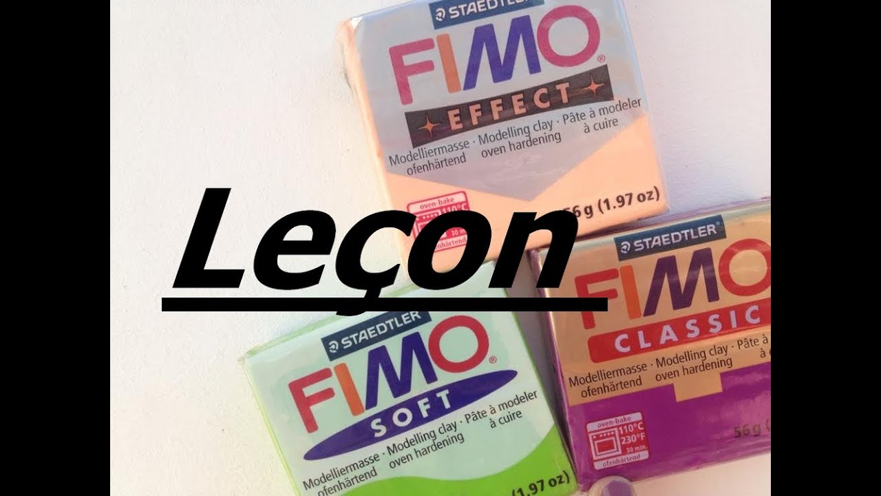 Leçon - Les différentes gammes de Fimo - YouTube