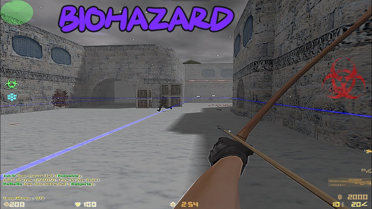 Counter-Strike 1.6 Biohazard mode | zm_dust2snow_2011 | Smoker | Bow ...