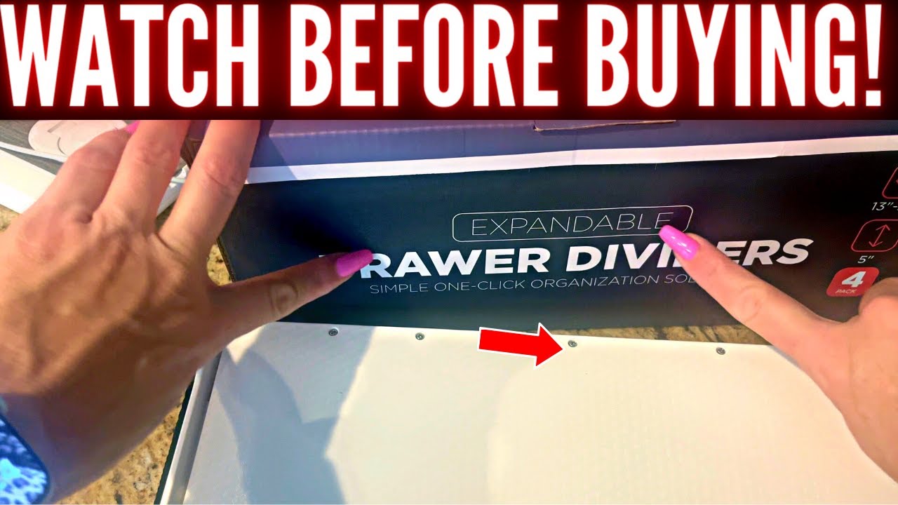 RAPTUROUS Adjustable Drawer Dividers (Complete Review & Demo) - YouTube