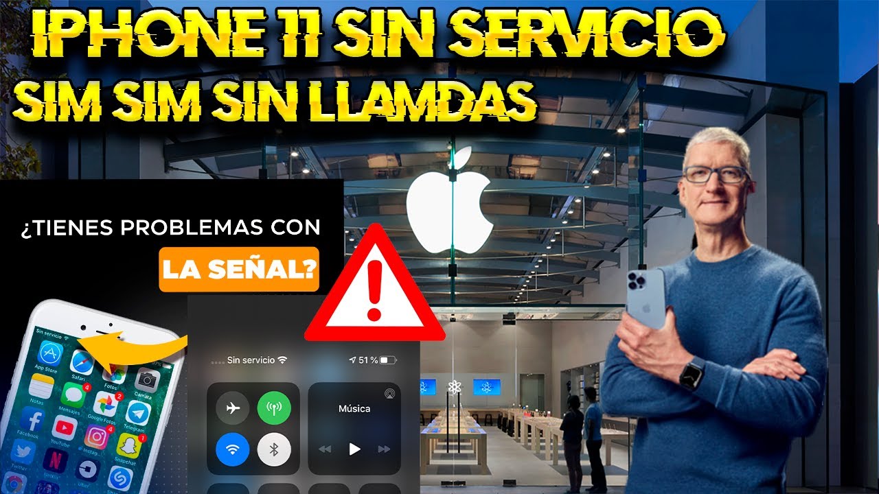 IPHONE 11 SIN SERVICIO SIN PODER HACER LLAMDAS NO DETECTA SIM. Solución ...