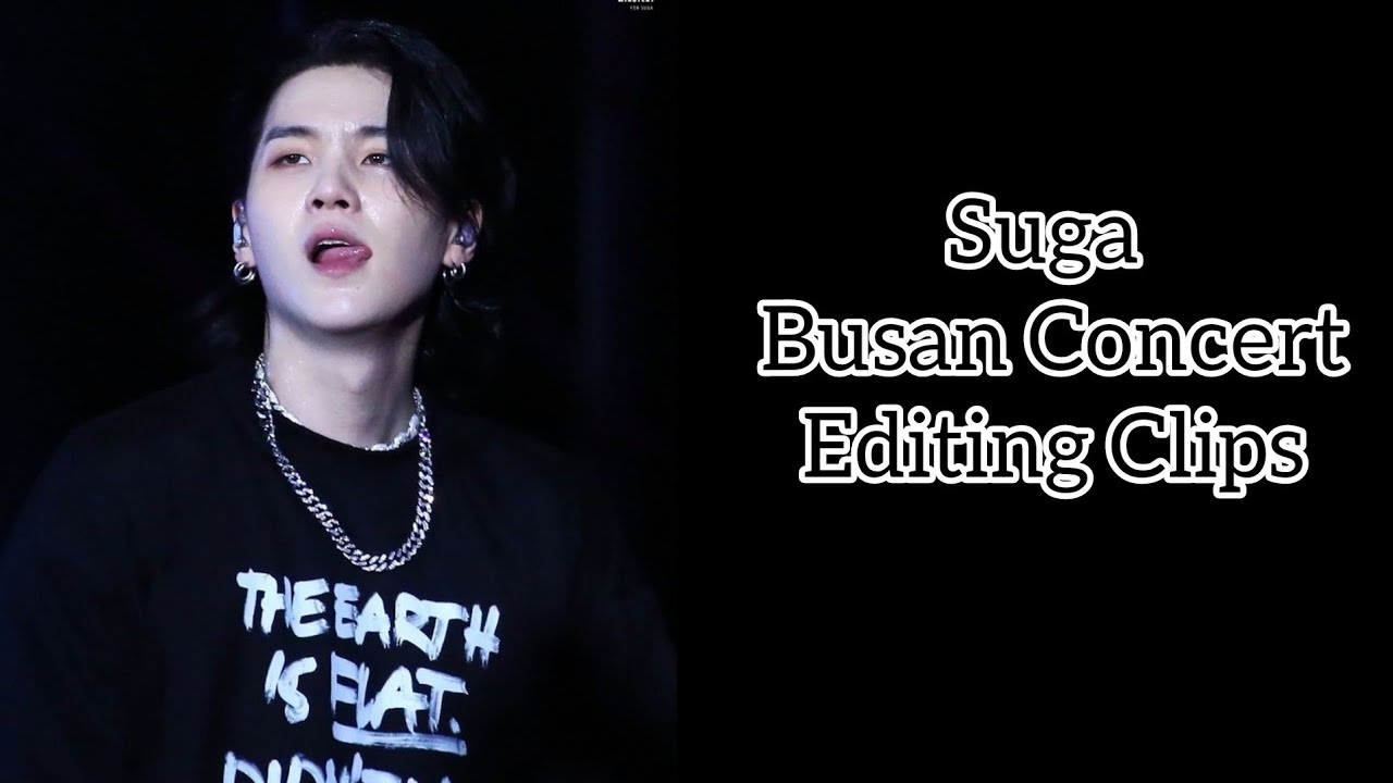 Suga Yet to Come in Busan Concert Clips for Editing [HD] #bts #suga # ...