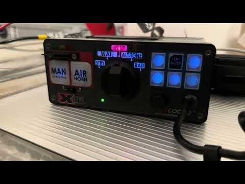 Code 3 Xcel siren demo - YouTube