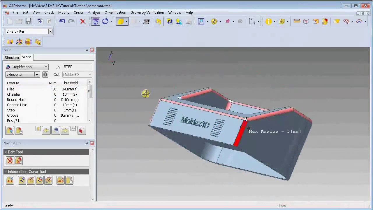 Moldex3D Designer BLM Mode and CADdoctor Tutorial YouTube - YouTube