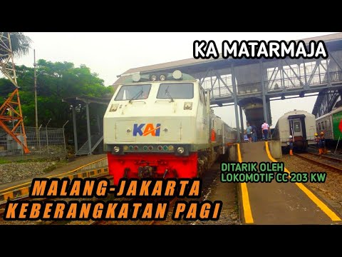 FULL TRIP.!! NAIK KA MATARMAJA MALANG-JAKARTA KEBERANGKATAN PAGI || part 2