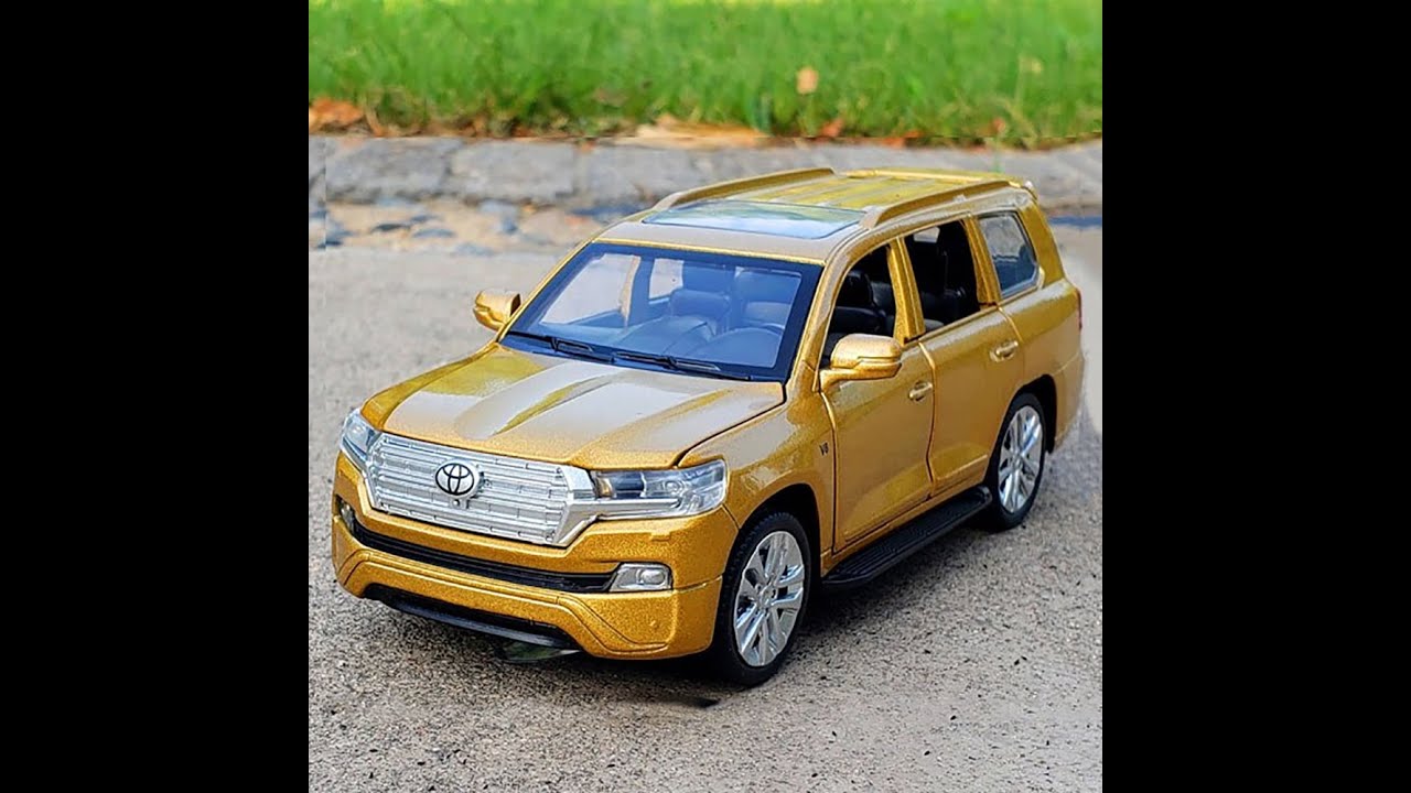 Die cast Metal Model Car Land Cruiser Toy Cars For Kids With Sound and ...