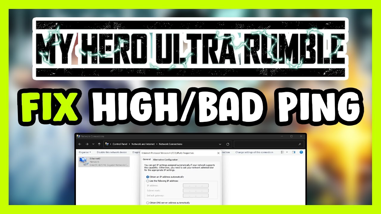 How to FIX MY HERO ULTRA RUMBLE High/Bad Ping & Packet Loss! - YouTube