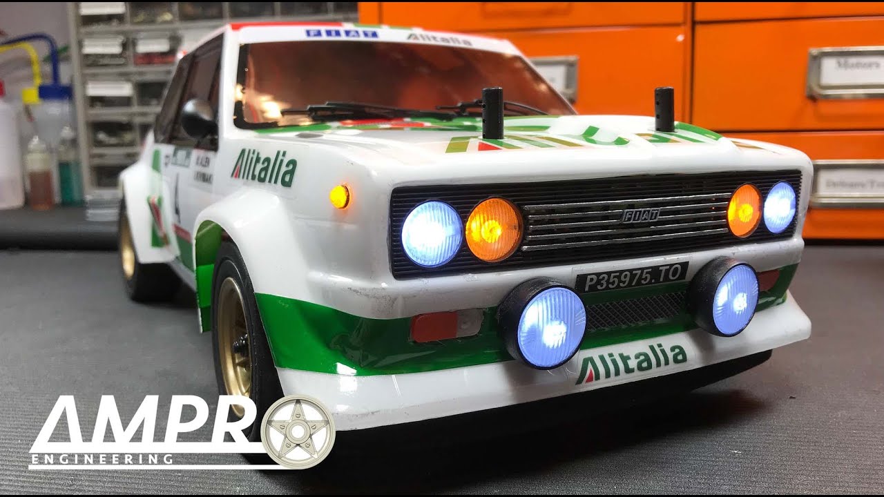 e203: Rally Legends Fiat 131 Front Grille and Lamp Upgrade - YouTube