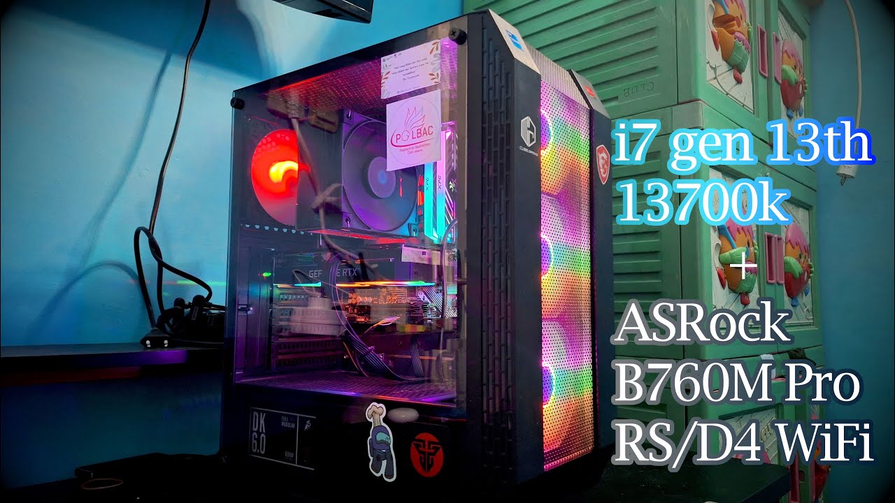 First time rakit PC sendiri (Intel i7 13700k & ASRock B760M Pro RS/D4 ...