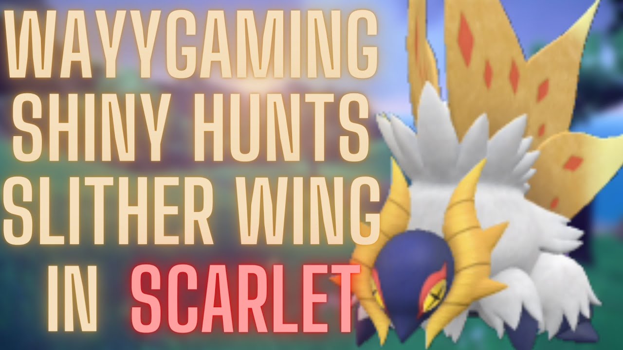 🔴LIVE- SHINY HUNTING SLITHER WING(WITH SHINY CHARM) POKEMON SCARLET AND ...