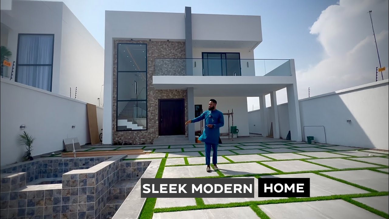 Inside an ULTRA SLEEK Home with Swimming Pool For Sale in East Legon ...