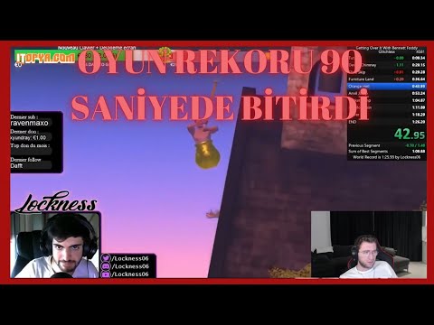 Efe Uygaç Getting Over It Rekorunu İzliyor (NASIL YA?)