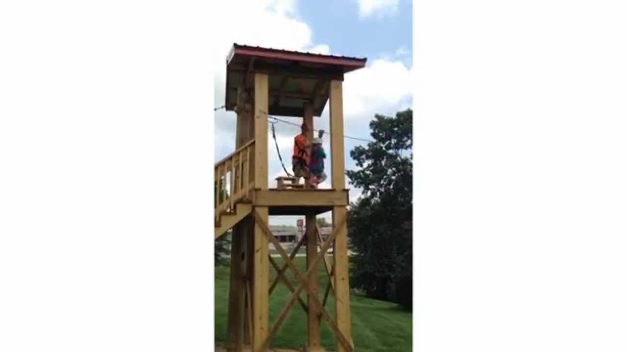 Santa's Express Zip Lines - YouTube