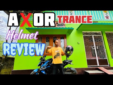 Brand new AXOR Trance Helmet review (Assamese language) - YouTube