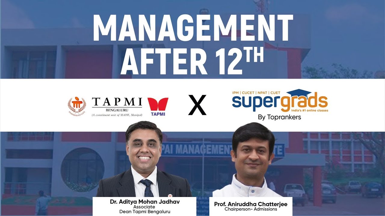 In Conversation with TAPMI Dignitaries | TAPMI University BBA (Hons ...