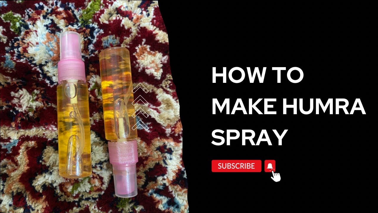 How to make a simple spray/ humra spray/ kabbasa spray / yanda ake ...