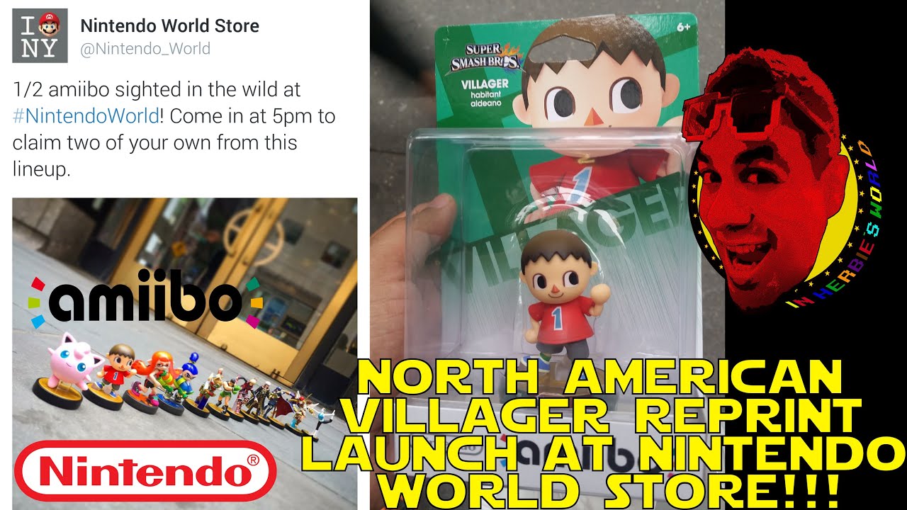 {NINTENDO WORLD STORE} North American Villager Reprint Launch ...