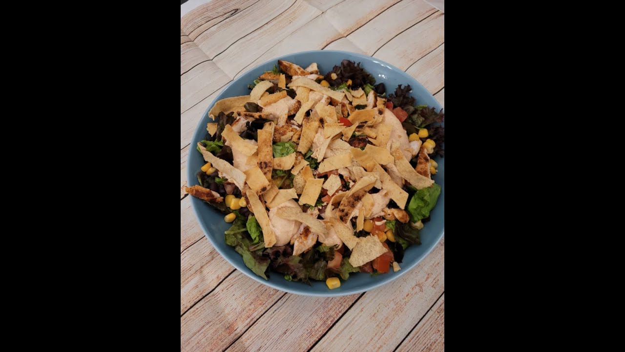 Santa Fe Salad With Southwest Dressing - YouTube